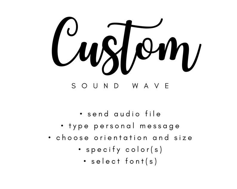 Custom Sound Wave Art Print Personalized Voice Wave Gift | Etsy