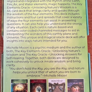 The Key Elements Oracle Deck~ Unlocking Nature's Wisdom - Etsy