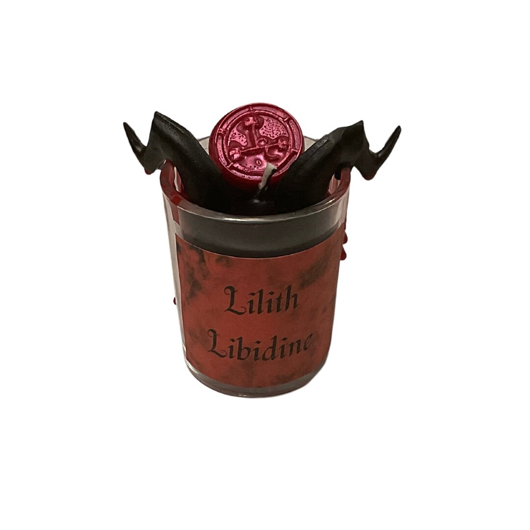 Lilith Beeswax Candle,lilith Ritual,dark Feminine Energy,judaic ...