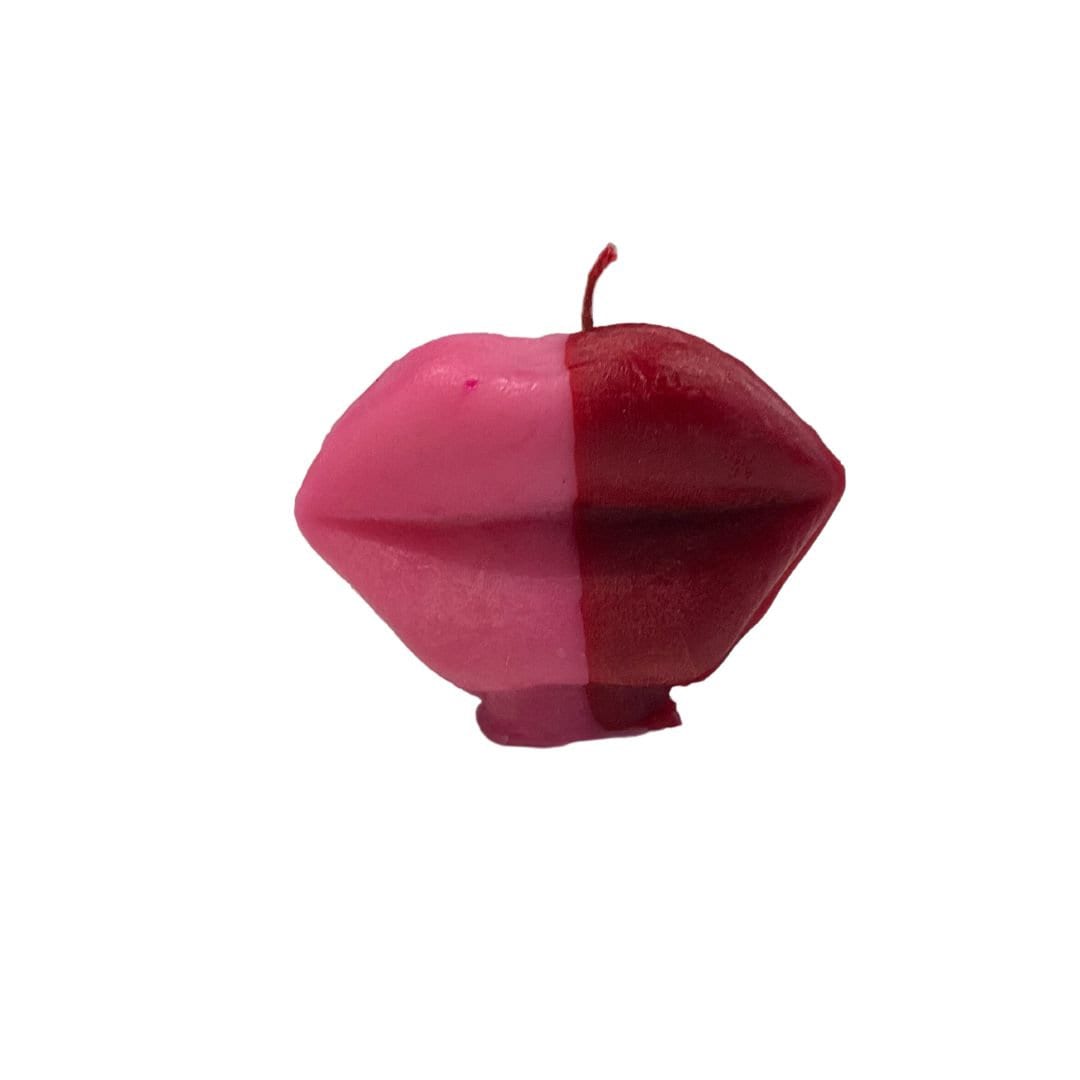 Lip Candle,talk to Me,red/pink, Parallel Color Candle,100% Beeswax ...
