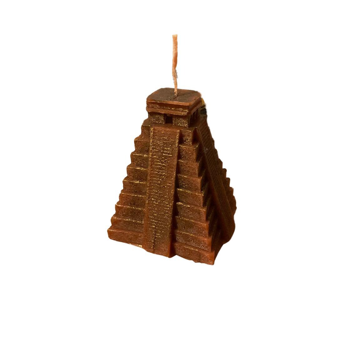 Aztec Temple, Mayan Temple, Indigenous Candle, 100% Beeswax Ancestral ...