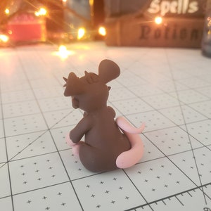 Little Rat Familiar- Polymer Clay Figure - Etsy
