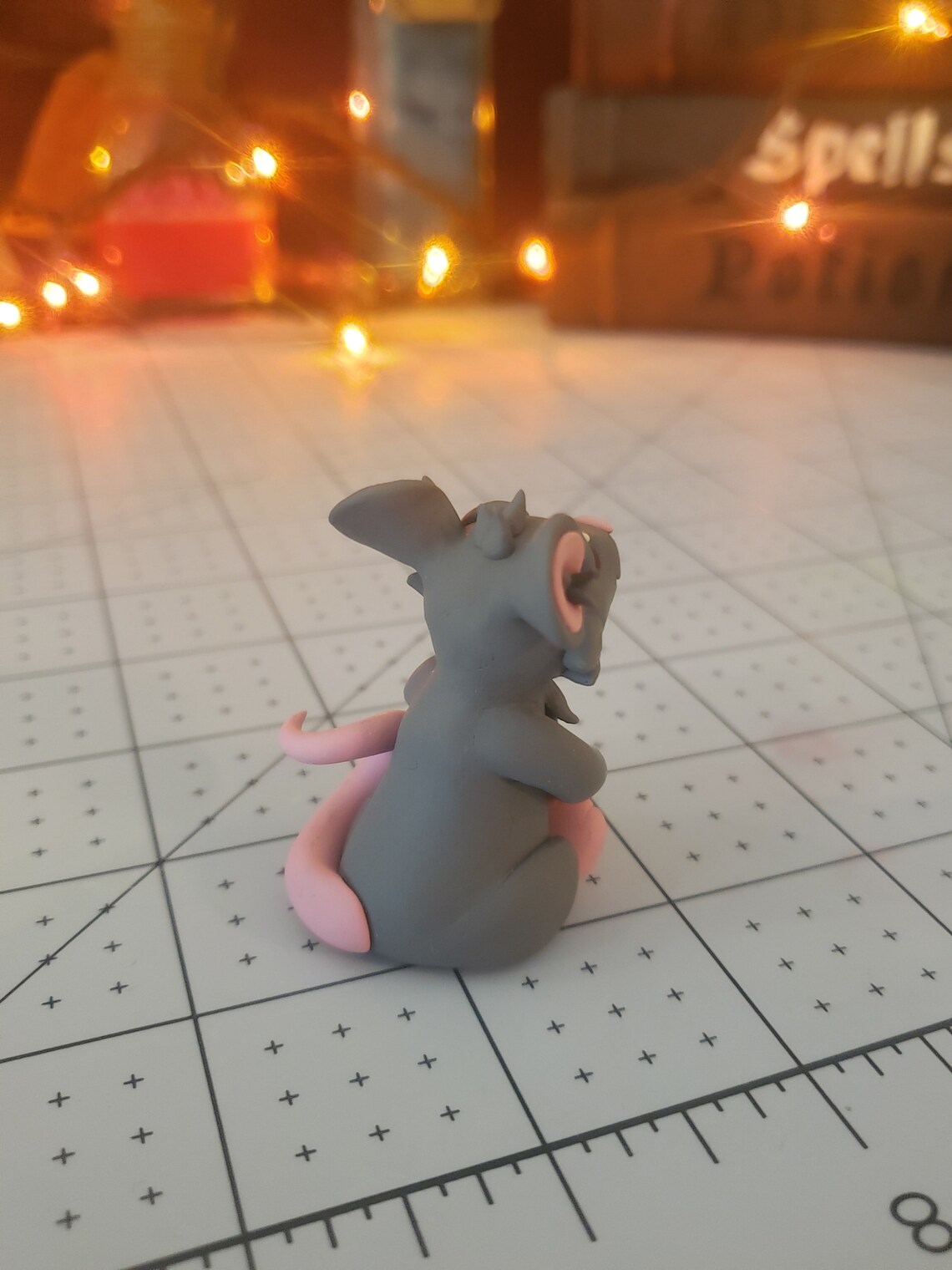 Little Rat Familiar- Polymer Clay Figure - Etsy