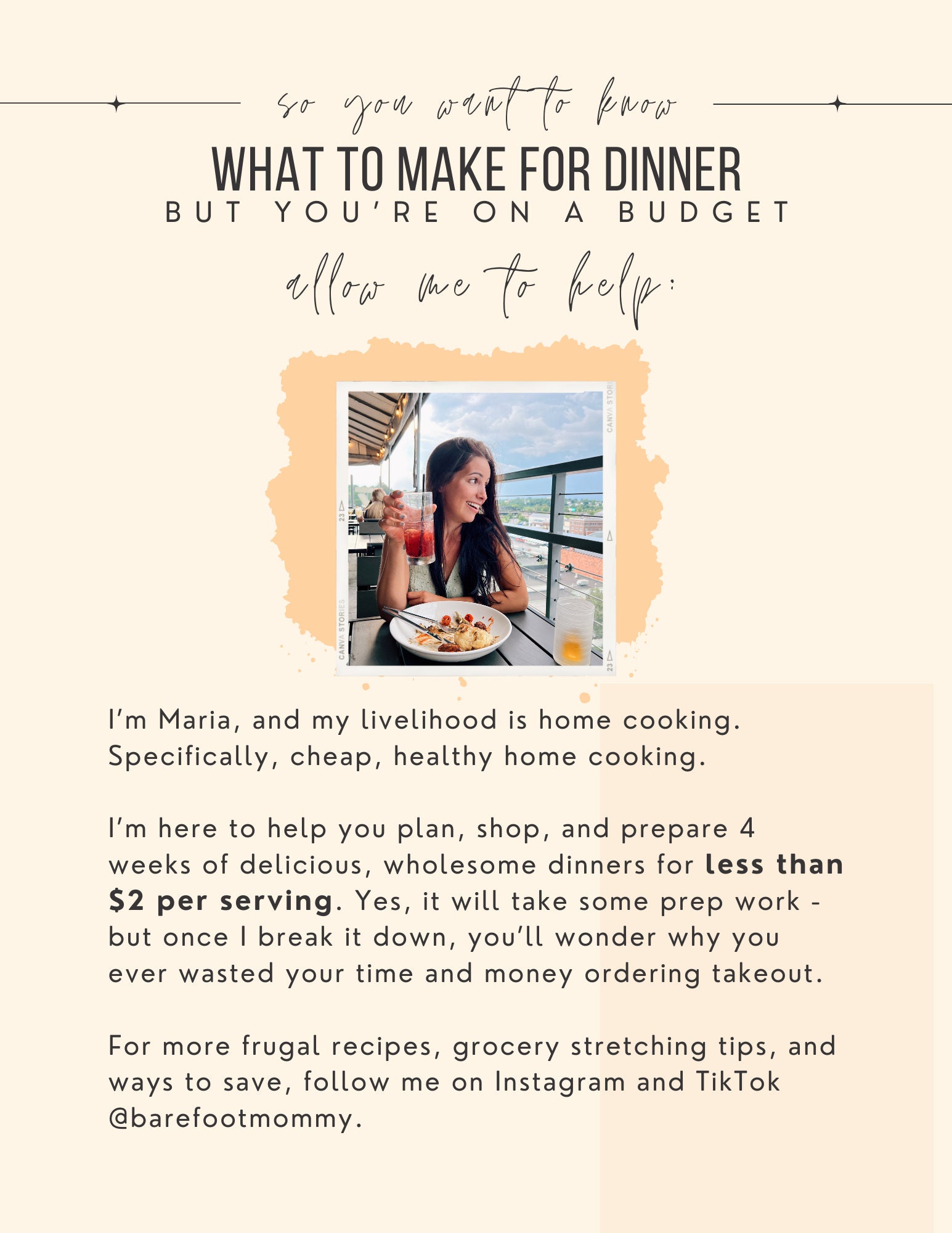 28 Day Digital Dinner Planning Guide WITH Recipes | Meal Plan, Budget ...