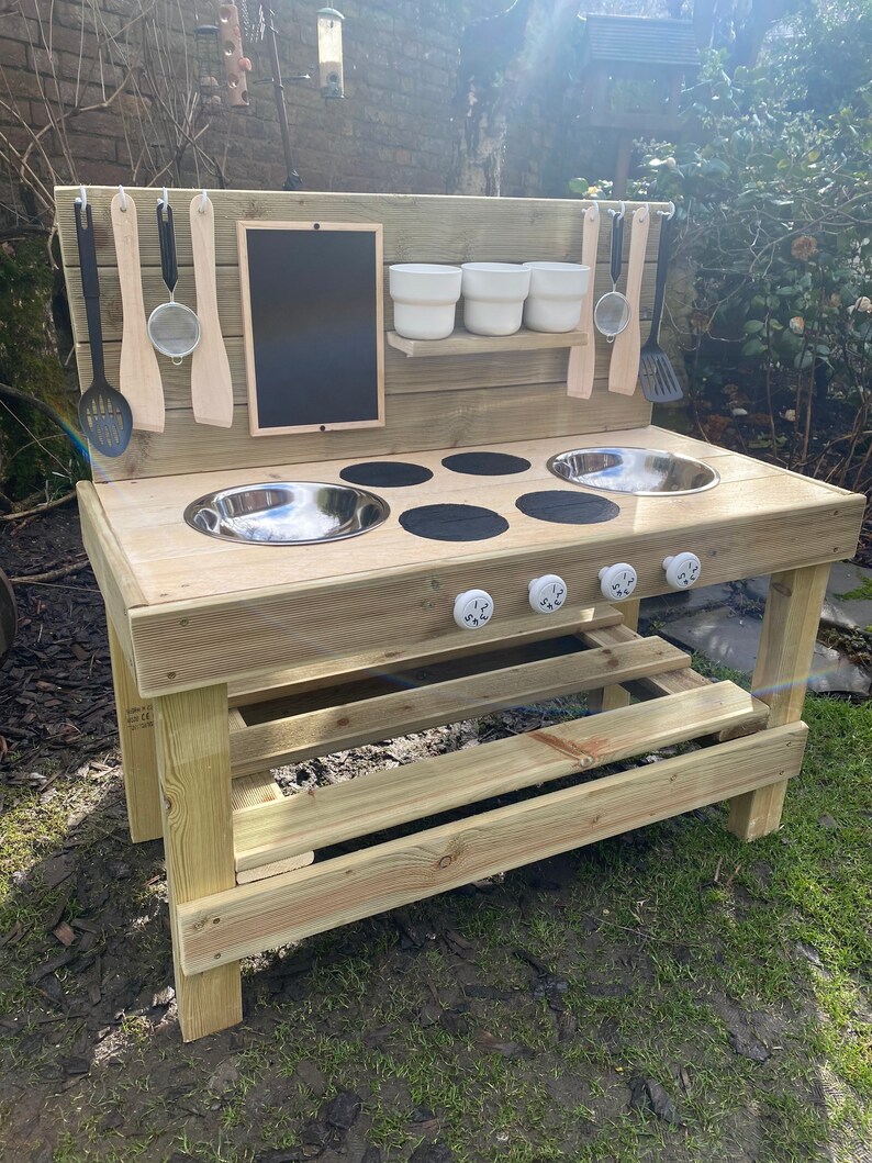 Mud Kitchen With Double Sink - Etsy