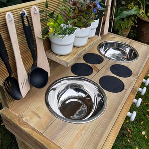 Personalised Double Sink Mud Kitchen - Etsy UK