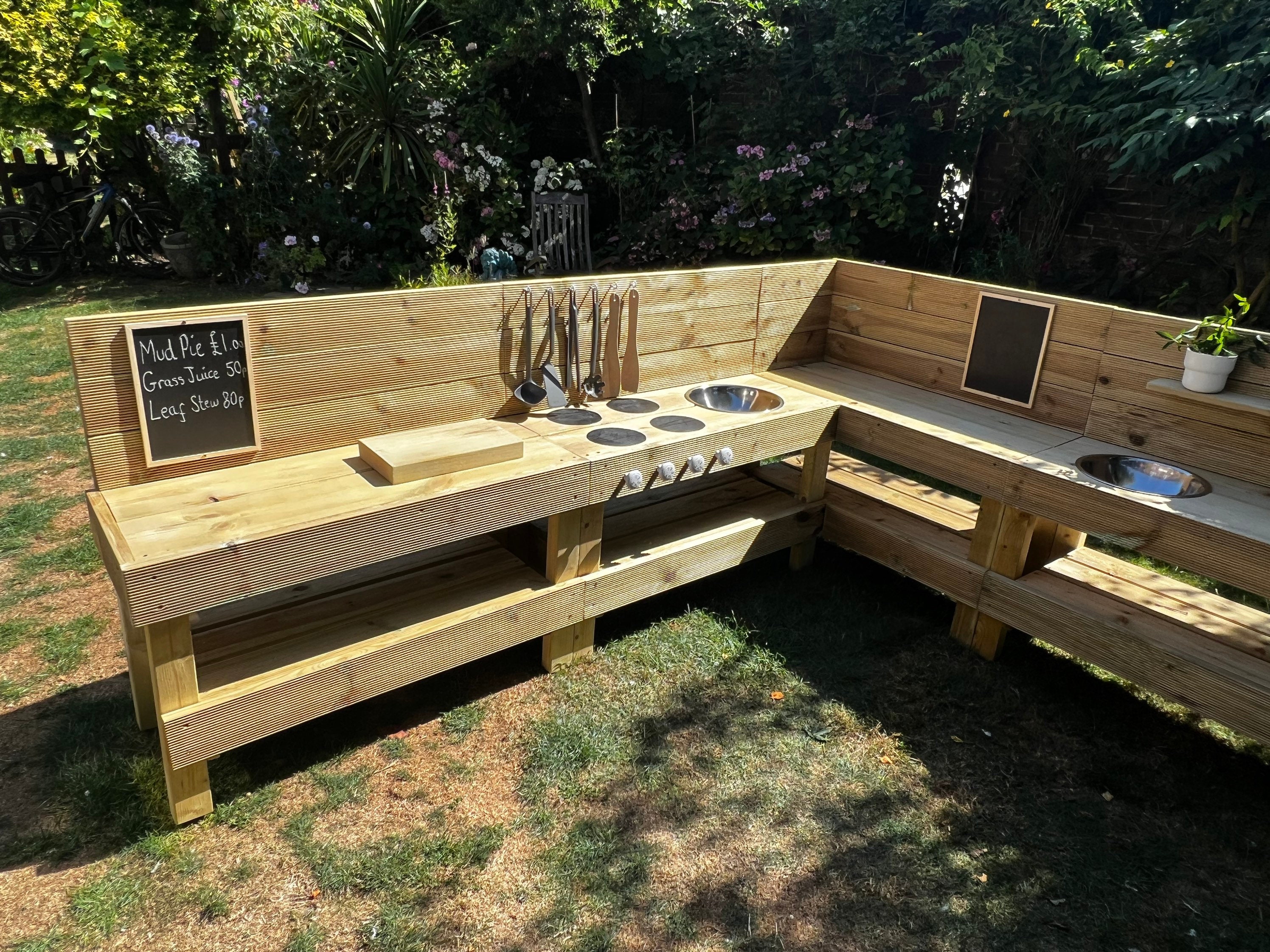 Extra Large L Shape Mud Kitchen - Etsy