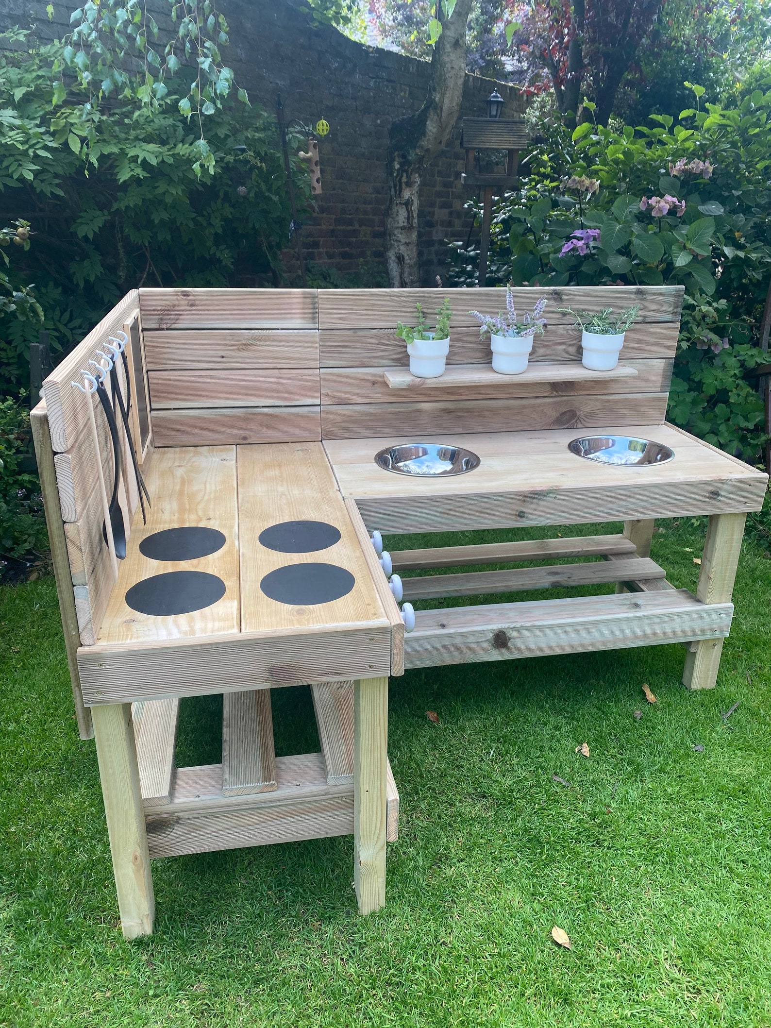 L Shaped Mud Kitchen - Etsy UK