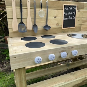 Large L Shape Mud Kitchen, Corner Mud Kitchen - Etsy