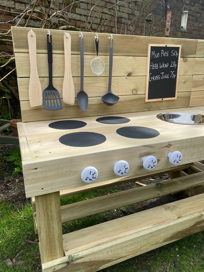 Large L Shape Mud Kitchen Corner Mud Kitchen - Etsy