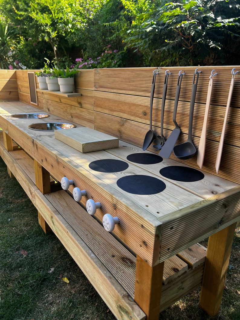 Extra Large L Shape Mud Kitchen - Etsy