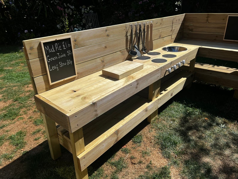 Extra Large L Shape Mud Kitchen - Etsy