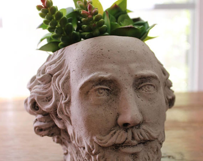 Shakespeare Pot Head - Etsy