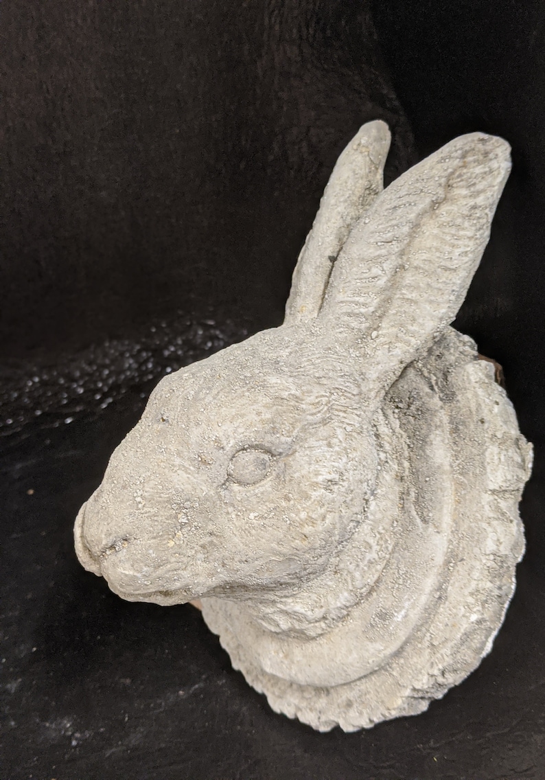 Rabbit Head Plaque - Etsy