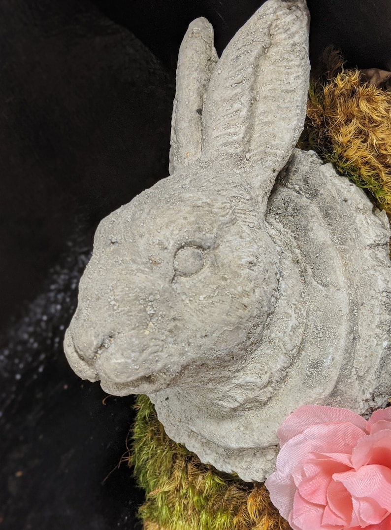 Rabbit Head Plaque - Etsy