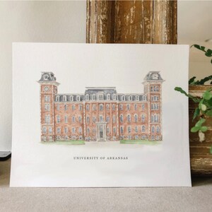 University of Arkansas Print - Etsy