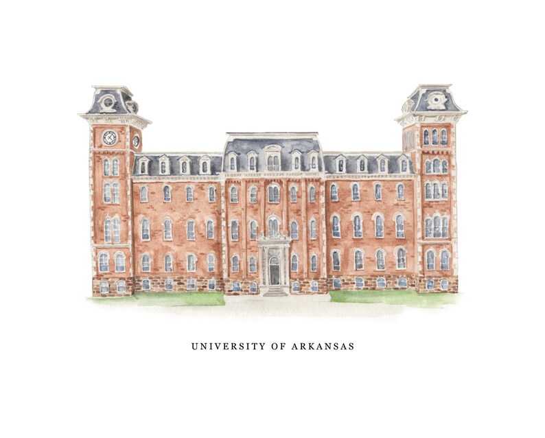 University of Arkansas Print - Etsy