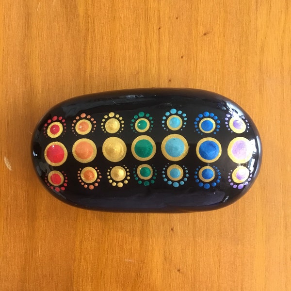 Painted Chakra Rocks - Etsy