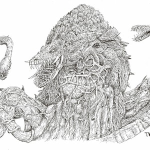 Godzilla Monster Art Godzilla Vs. Biollante Biollante Original Fan Art ...