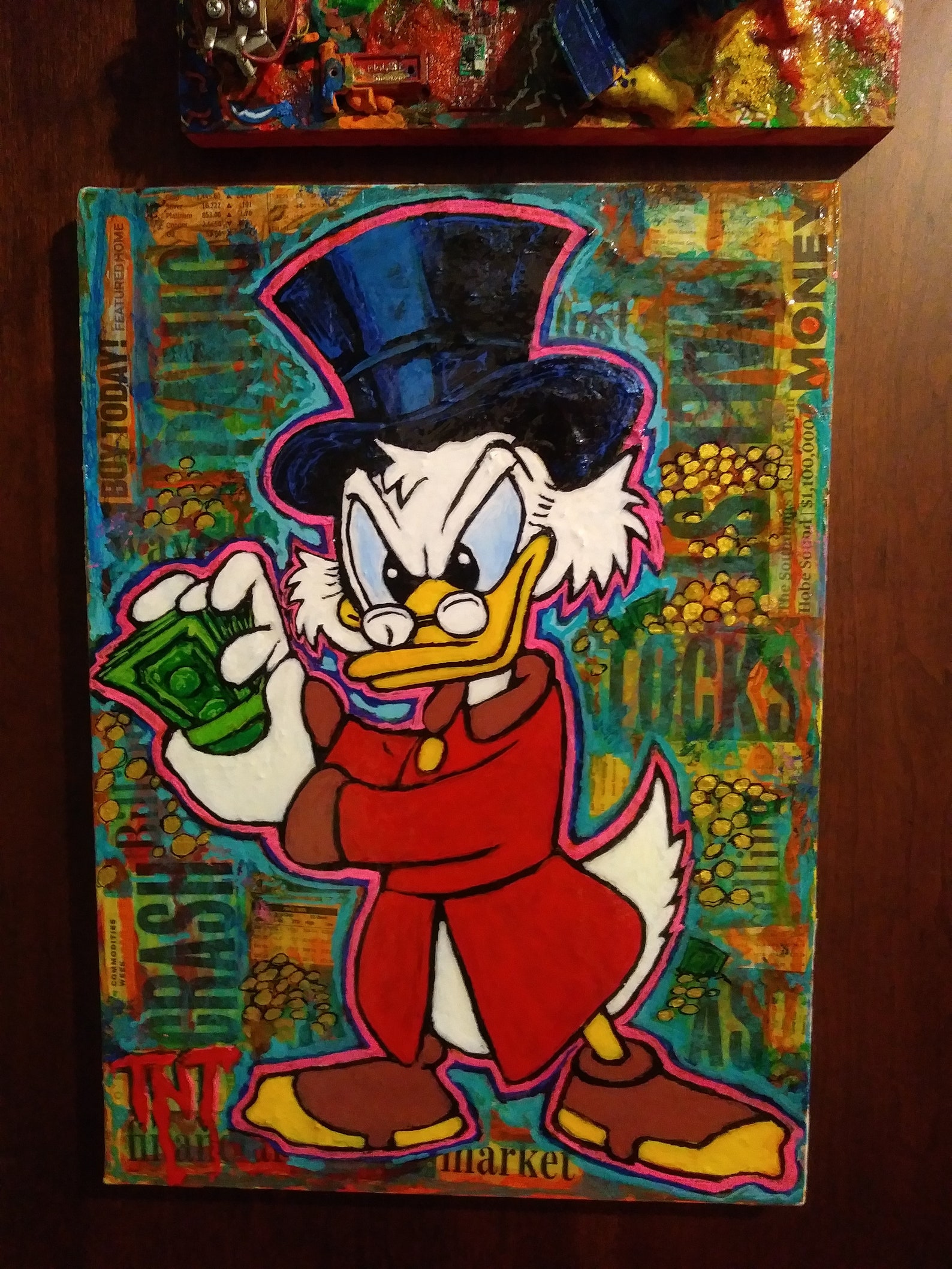 Urban Art Scrooge Mcduck - Etsy