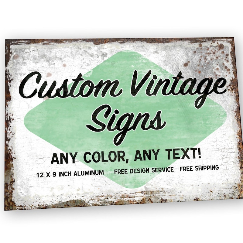 Old Vintage Signs - Etsy