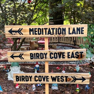 Custom Hiking Trail Signs on Reclaimed Pallet Boards | Personalized ...