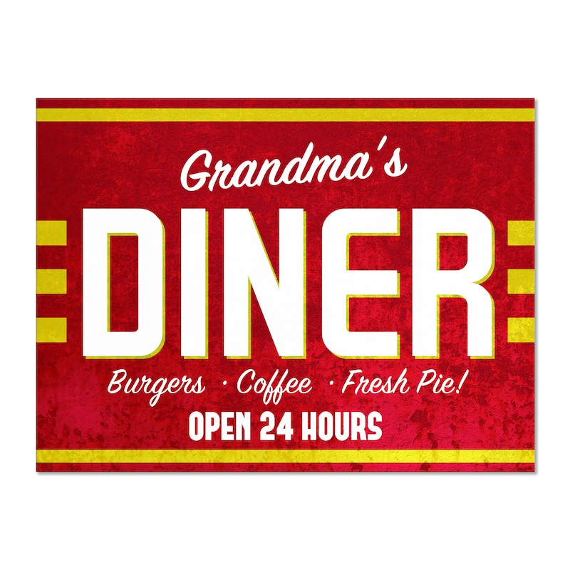 Vintage Diner Sign - Etsy