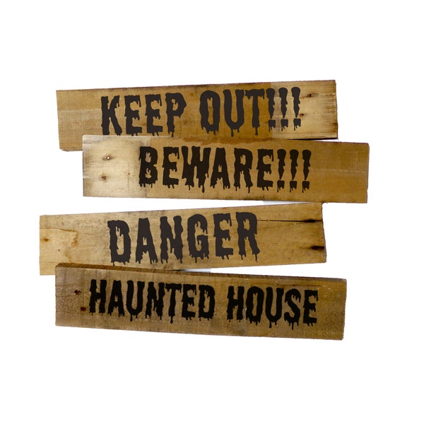 Halloween Keep Out Sign - Etsy