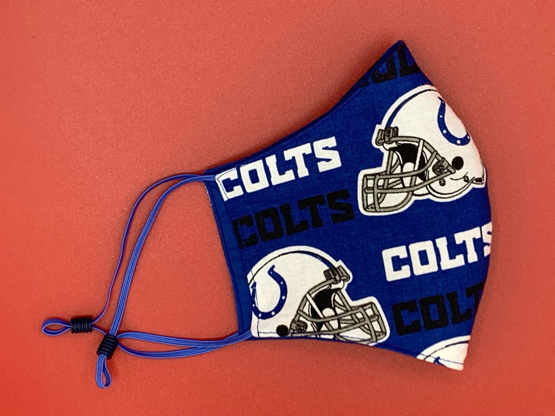 Indianapolis Colts Face Mask, Colts Facemask, Adjustable Facemask, NFL ...