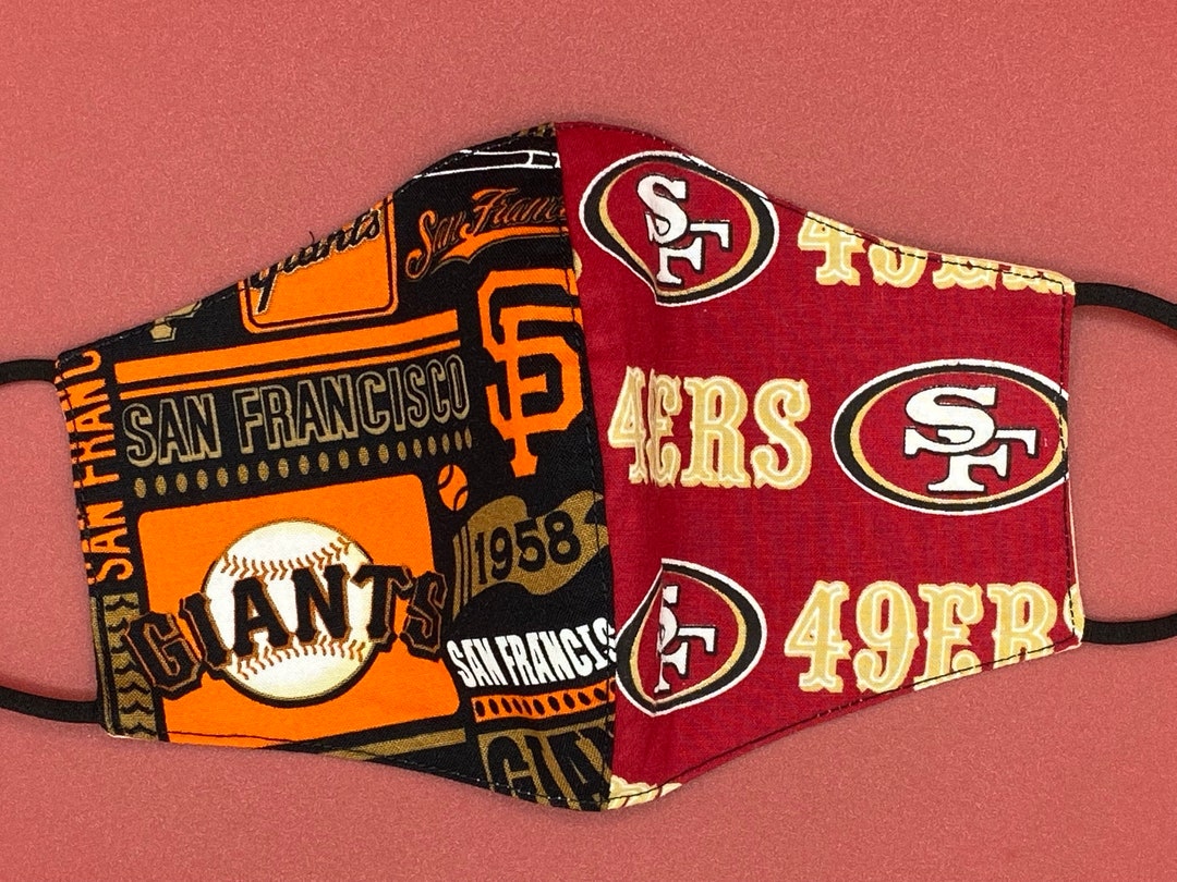 San Francisco Giants Face Mask, SF 49ers Face Mask, Giants and 49ers ...