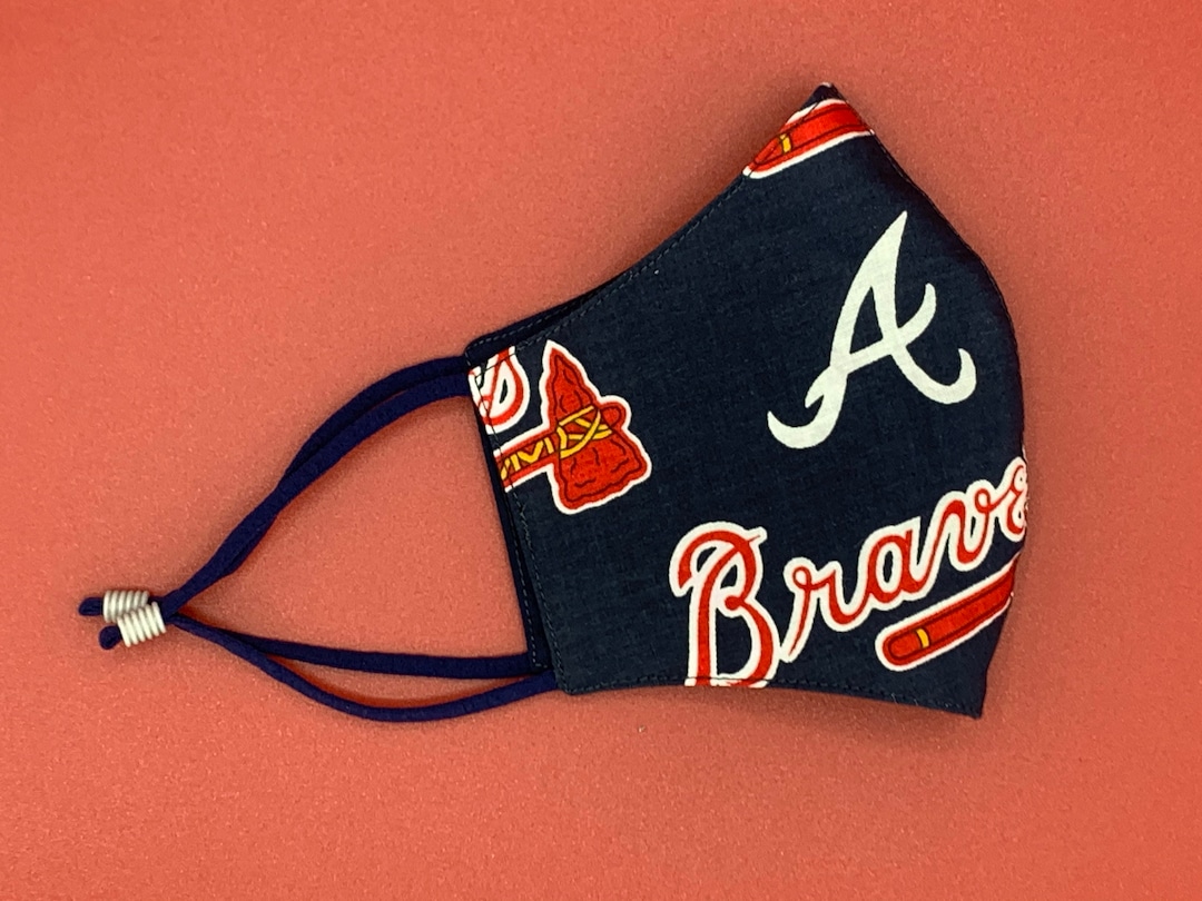 Braves Face Mask, Atlanta Braves Face Mask, Braves Facemask, Adjustable ...