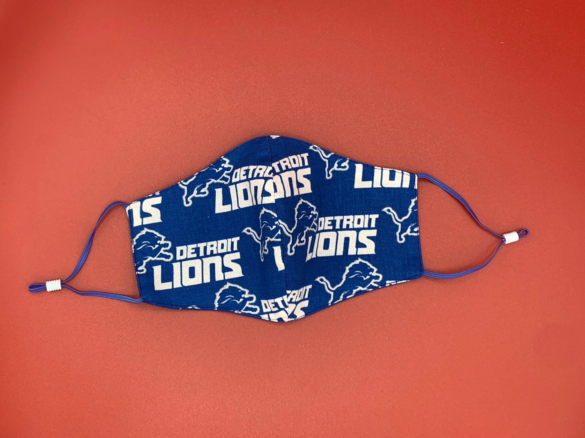 Detroit Lions Face Mask Lions Facemask Made in America | Etsy