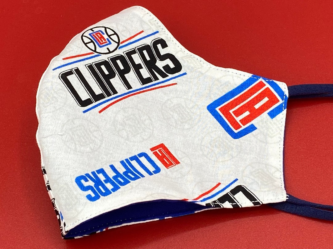 LA Clippers Face Mask, Clippers, Los Angeles Clippers, Adjustable ...