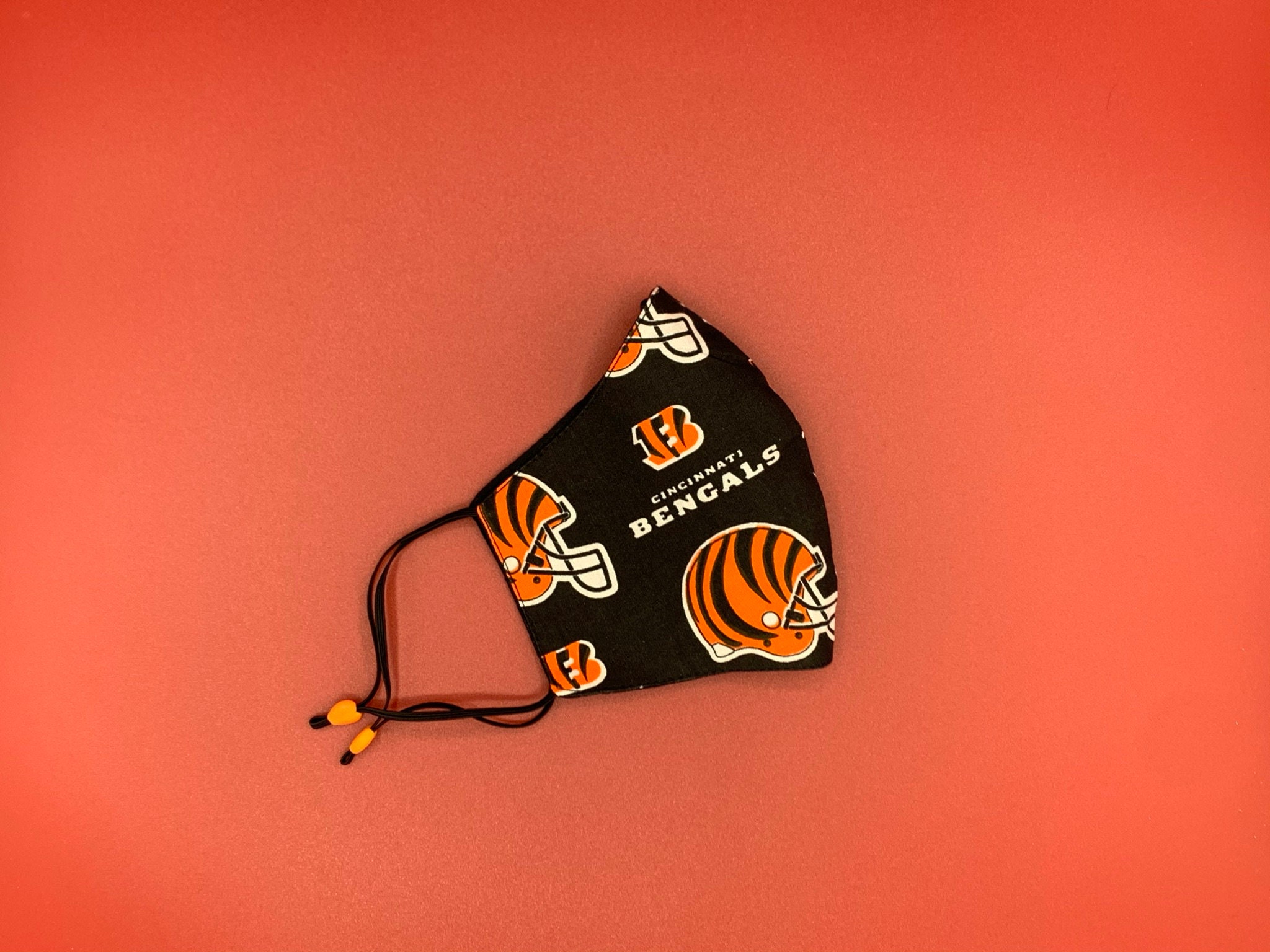 Cincinnati Bengals Face Mask Bengals Facemask Adjustable | Etsy