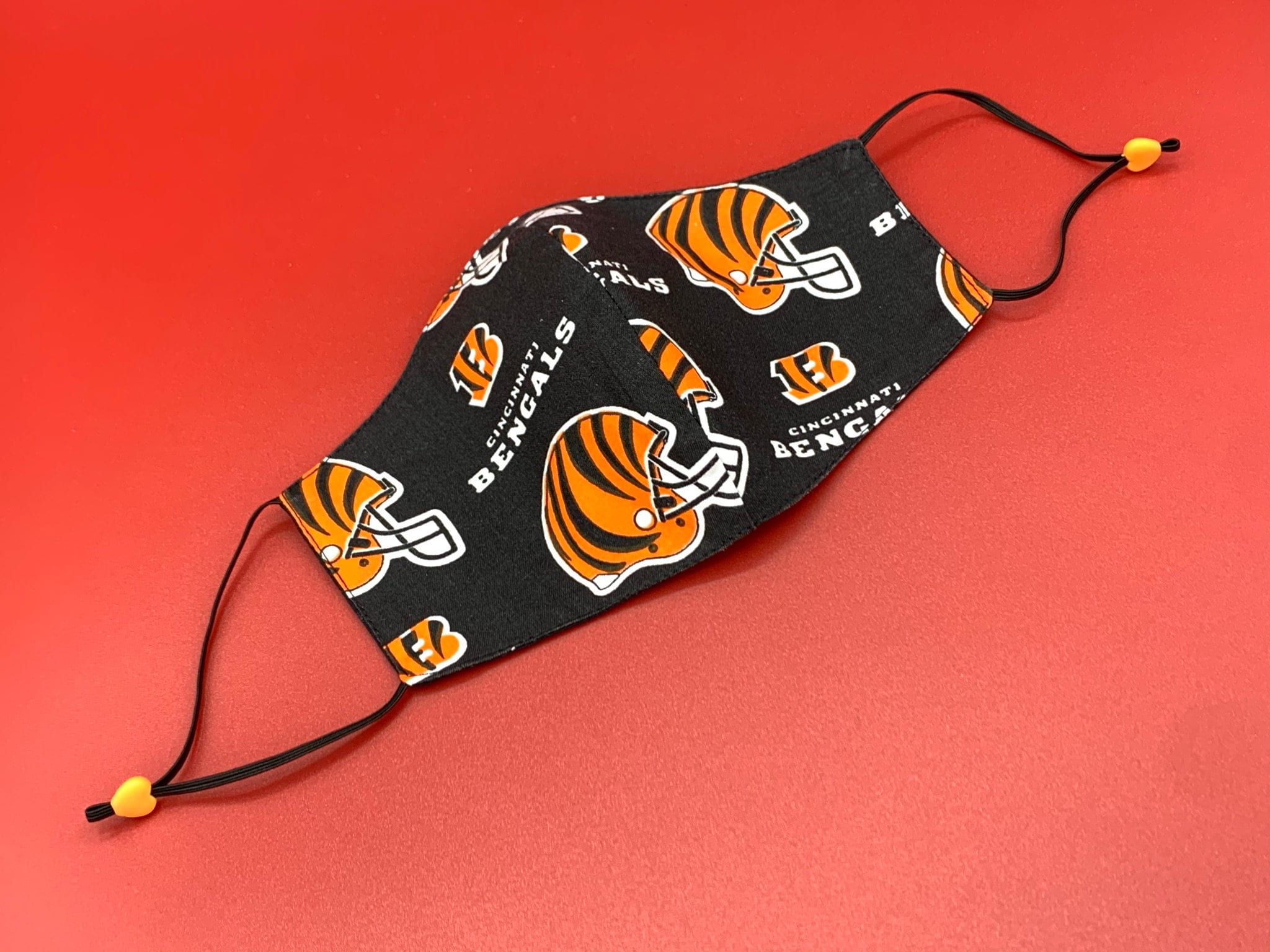 Cincinnati Bengals Face Mask Bengals Facemask Adjustable - Etsy Ireland