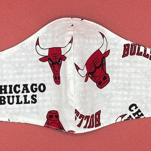 IL Chicago Bulls Mask Chicago Bulls Face Mask Bulls Mask - Etsy