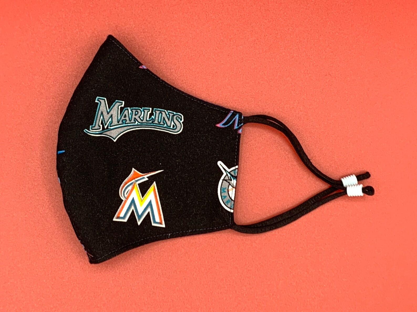 Marlins Face Mask, Miami Marlins Mask, Marlins Mask, Adjustable ...