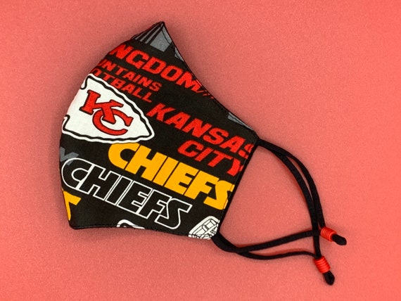 Kansas City Chiefs Face Mask Chiefs Mask Adjustable | Etsy