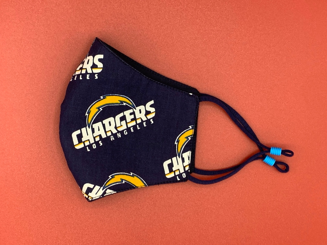 Los Angeles Chargers Face Mask, Chargers Facemask, Adjustable Facemask ...
