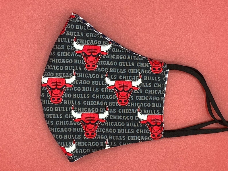 Chicago Bulls Face Mask Bulls Mask IL Chicago Bulls Mask - Etsy