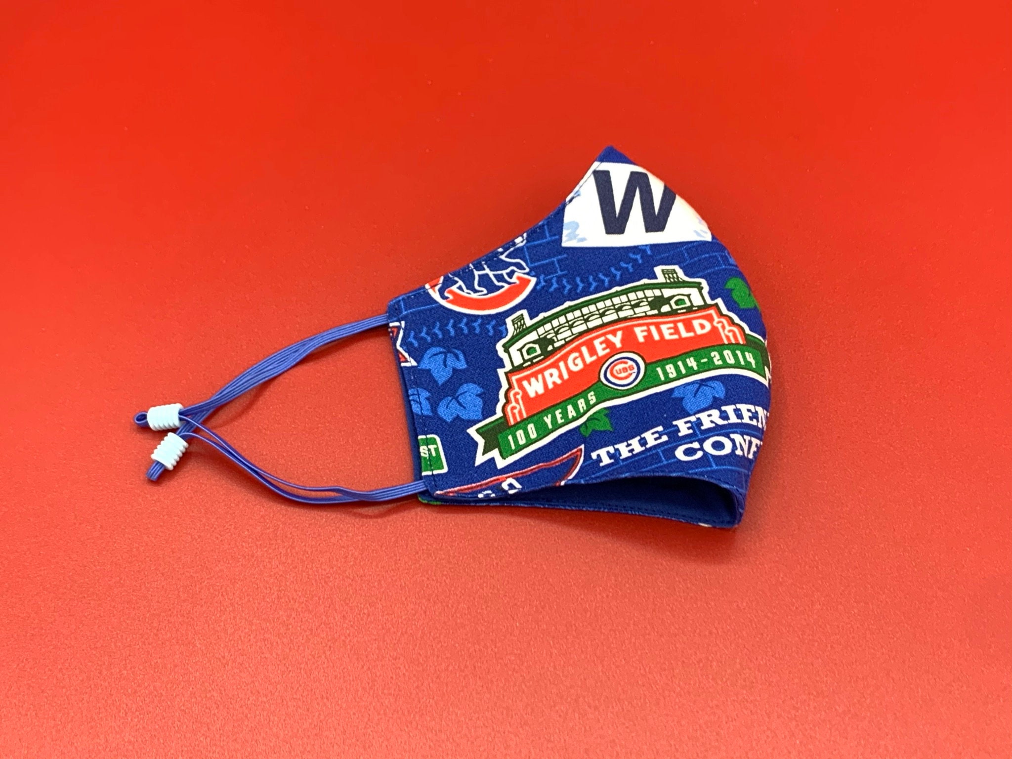 Cubs Face Mask, Chicago Cubs Face Mask, Cubs Facemask, Adjustable, MLB ...