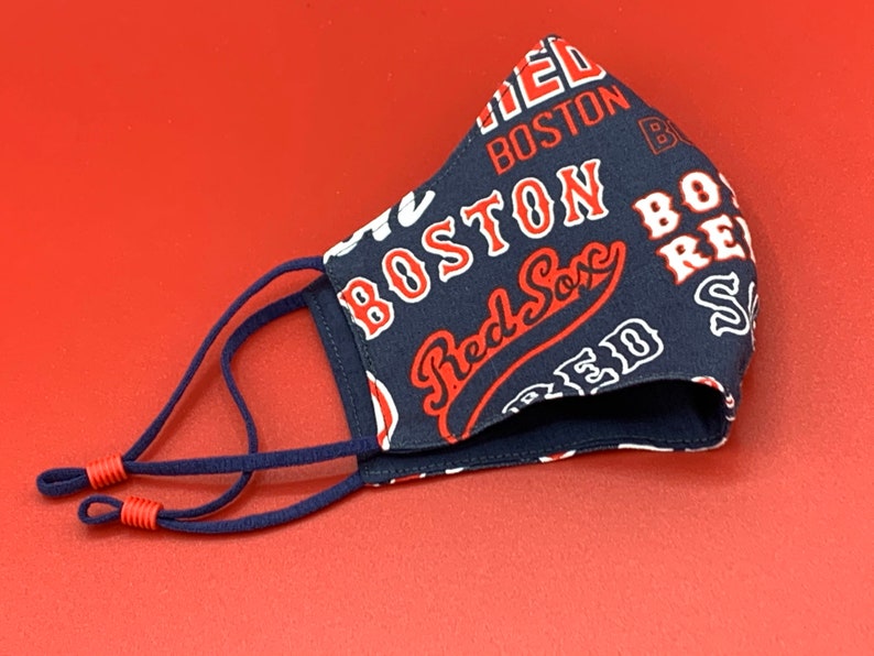 Red Sox Face Mask, Boston Red Sox Mask, Redsox Mask, Adjustable ...