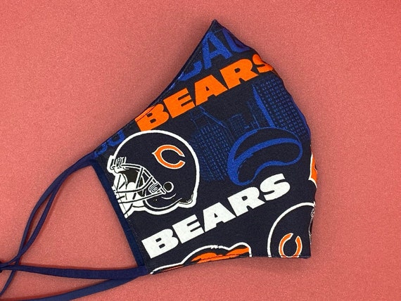 Chicago Bears Face Mask Bears Face Mask Adjustable Mask NFL | Etsy