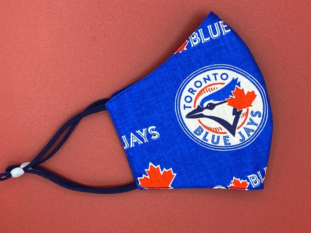 Toronto Blue Jays Face Mask, Blue Jays Mask, Adjustable Facemask, Blue ...