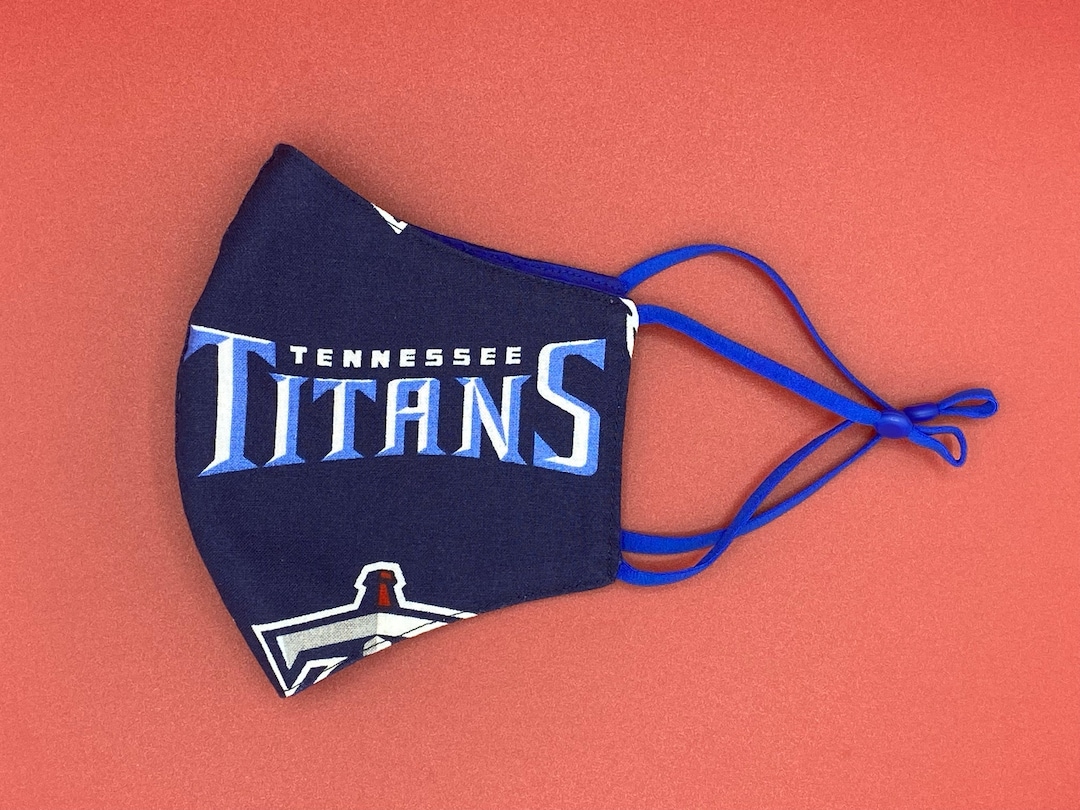 Titans Face Mask, Tennessee Titans Facemask, Adjustable Mask, NFL Face ...