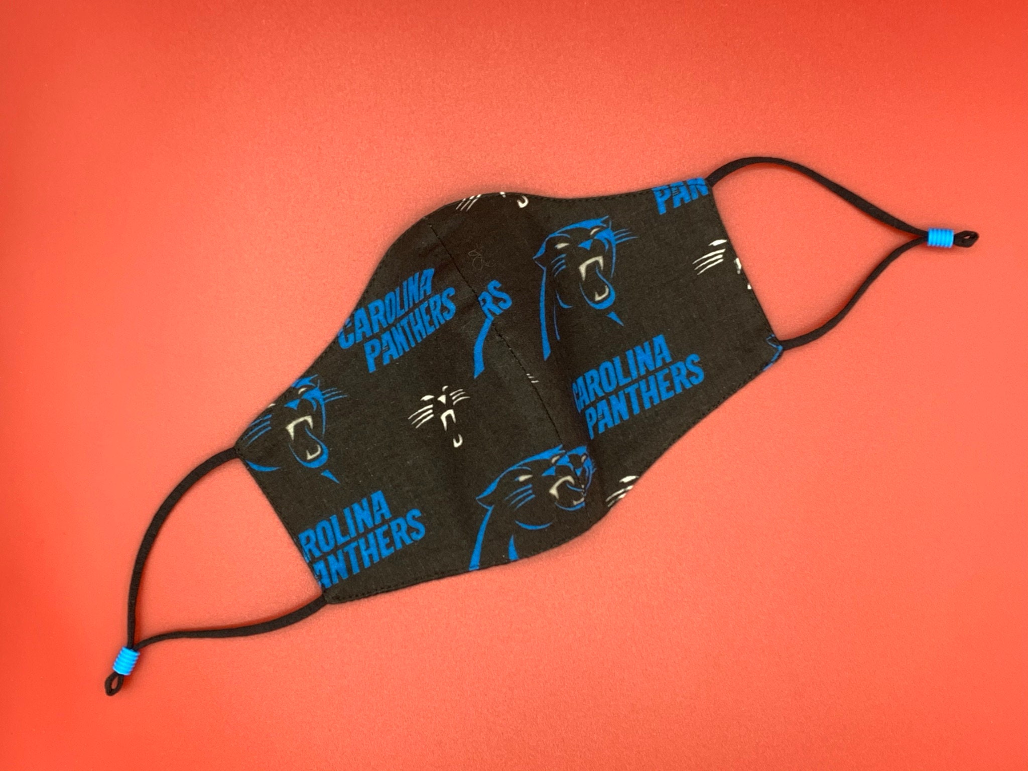 Carolina Panthers Face Mask Panthers Facemask Football Team - Etsy UK