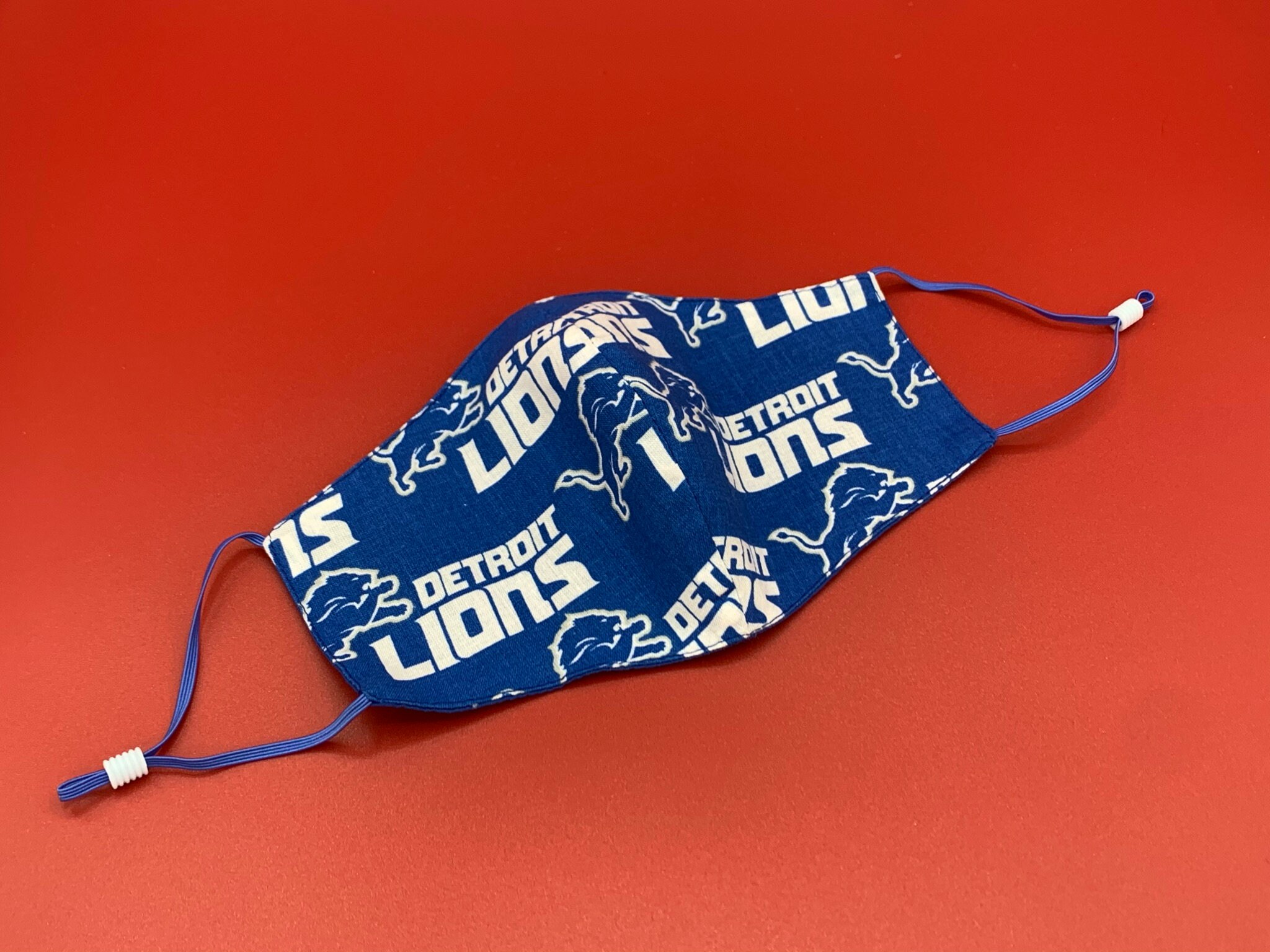 Detroit Lions Face Mask Lions Facemask Made in America | Etsy