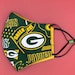 Green Bay Packers Face Mask, Packers Facemask, Adjustable Facemask, NFL ...