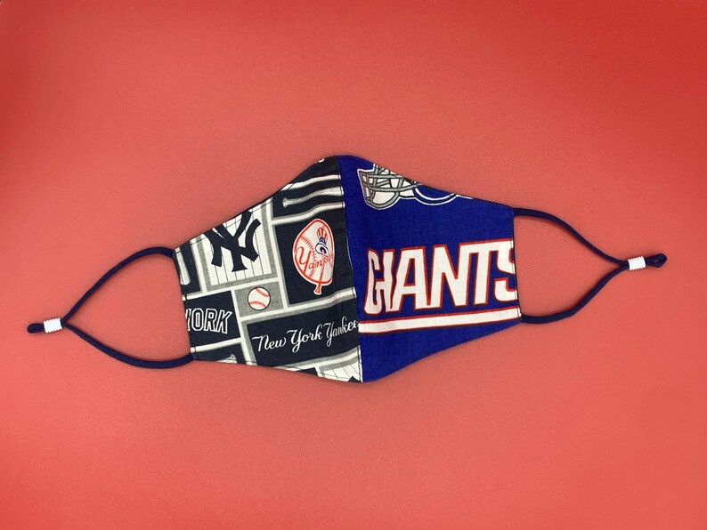 Yankees and Giants Face Mask New York Yankees Face Mask | Etsy