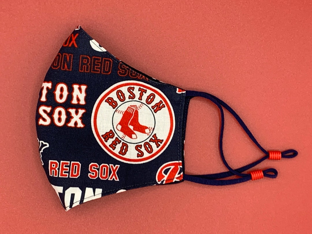 Red Sox Face Mask, Boston Red Sox Mask, Redsox Mask, Adjustable ...